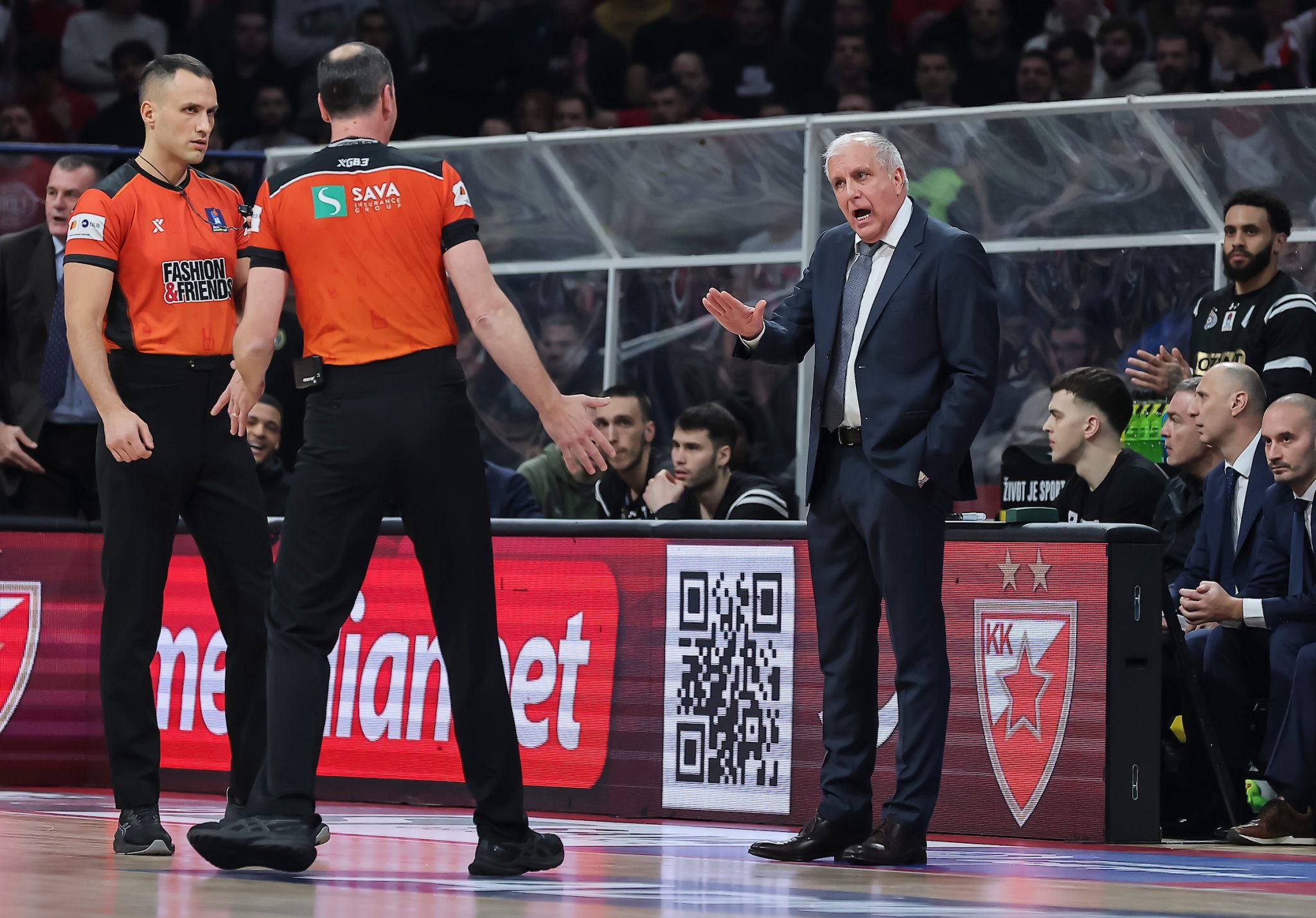 ABA LIGA KAZNILA BUDUĆNOST I ŽELJKA OBRADOVIĆA: Trener Partizana i ...